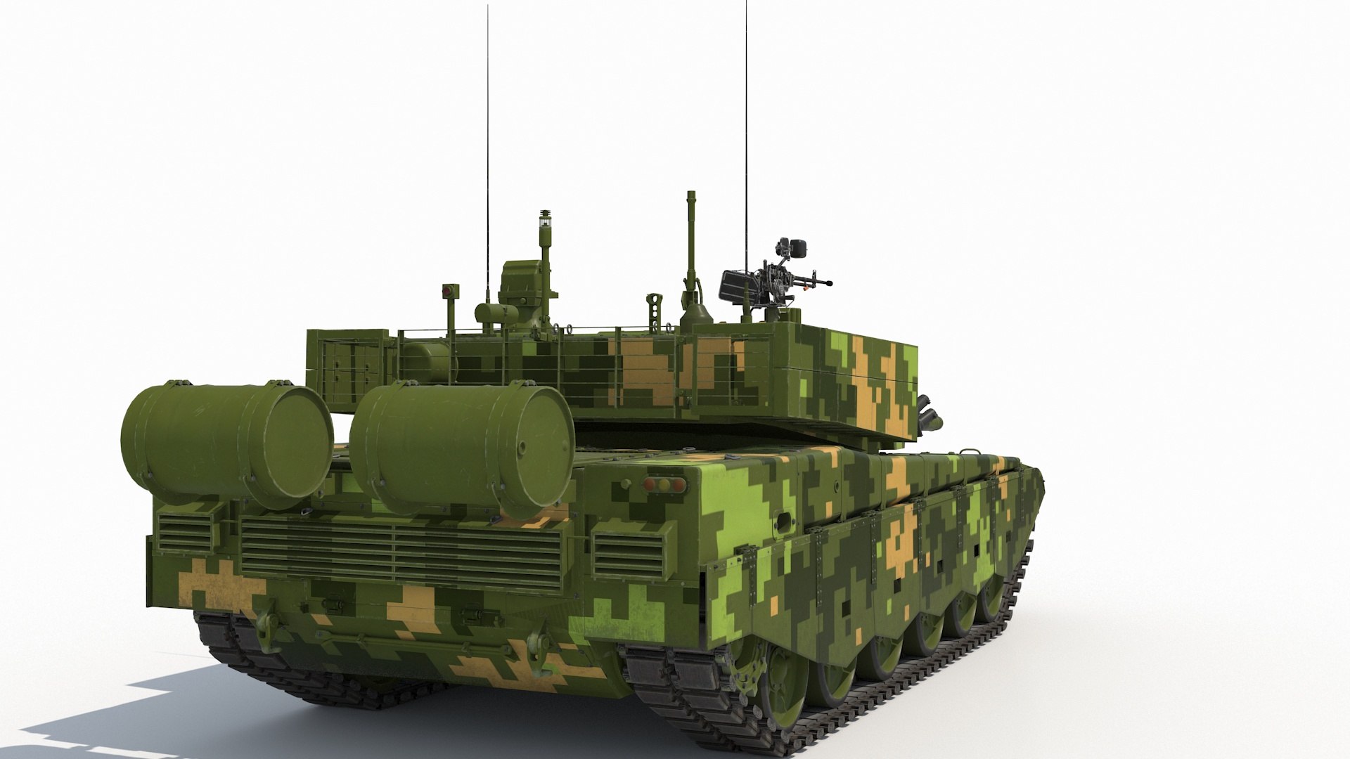 China ZTZ-99A MBT 3D - TurboSquid 2411454