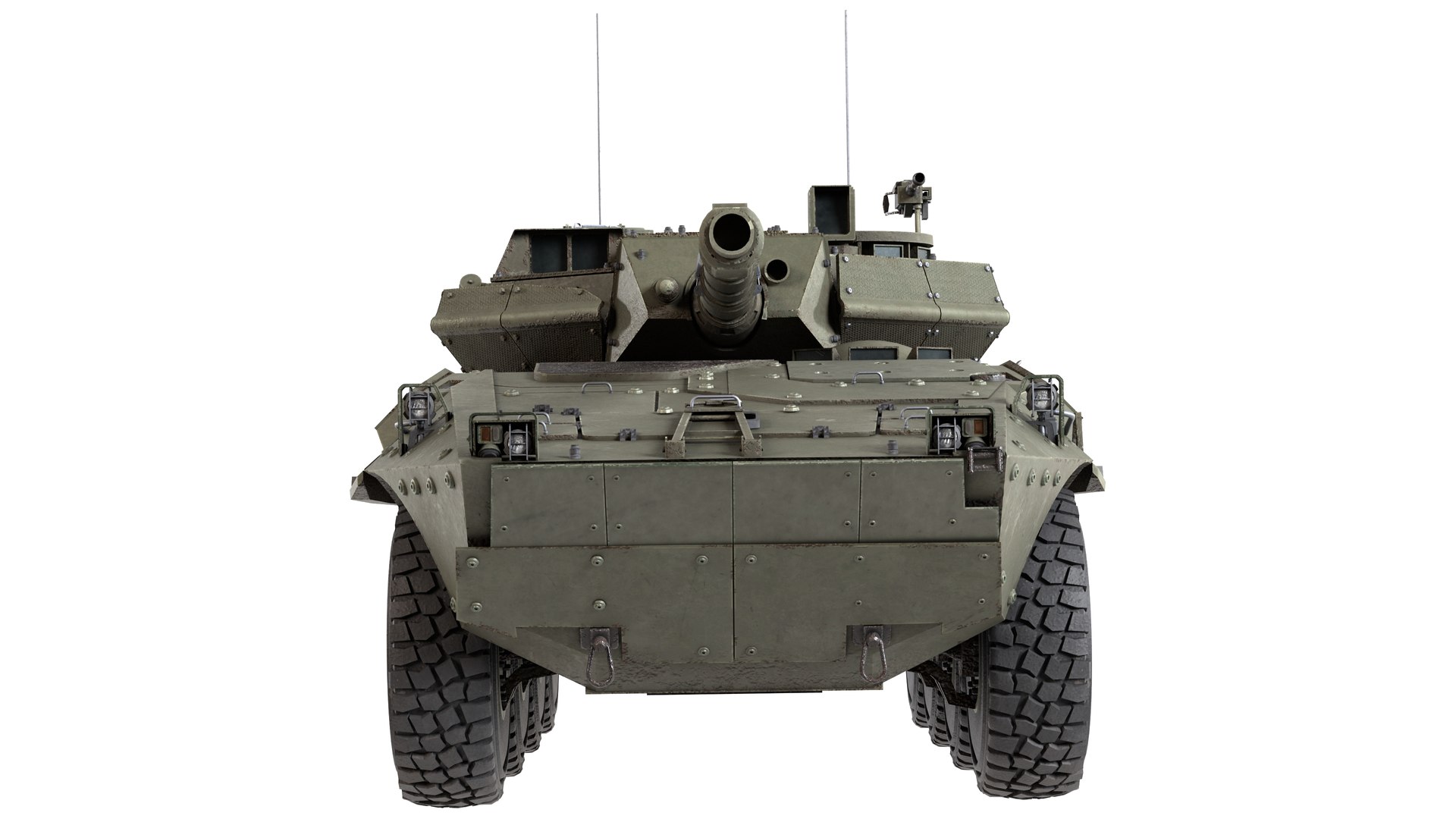 B1 Centauro Wheeled Tank Destroyer 3D Model - TurboSquid 2257895