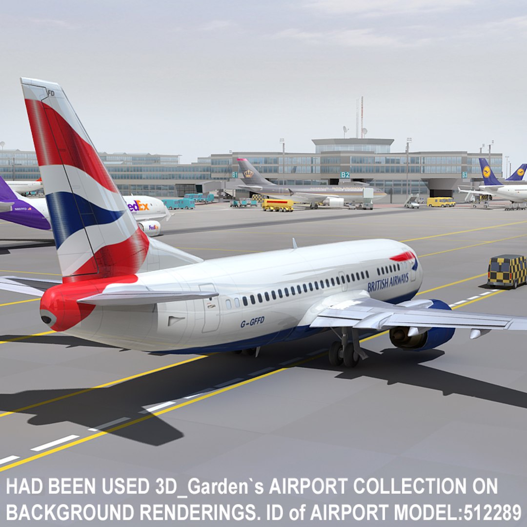 3d boeing 737 500 - model