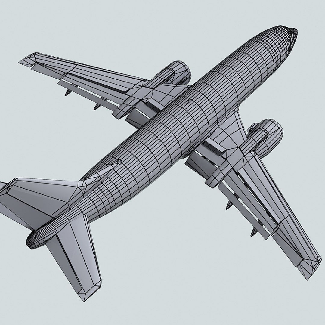 3d boeing 737 500 - model