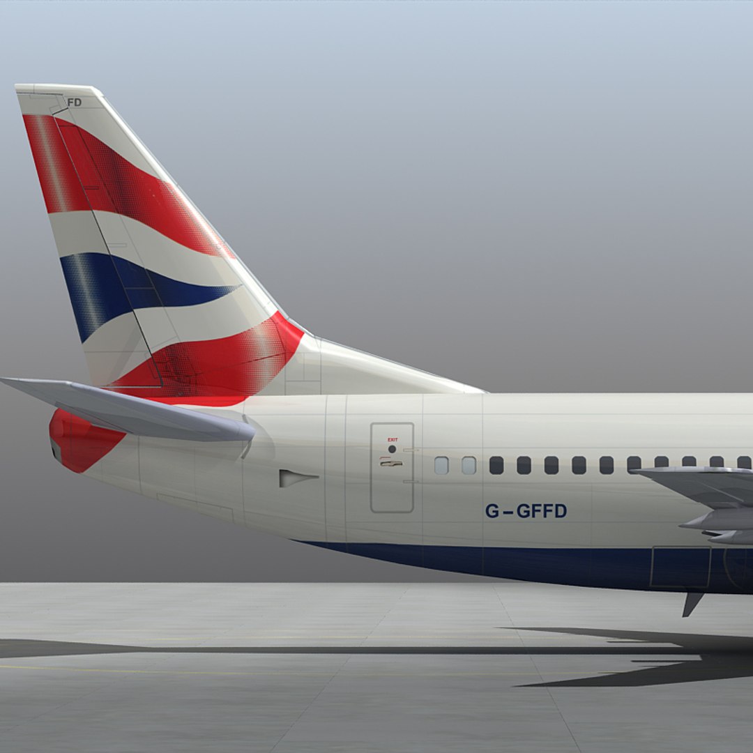 3d boeing 737 500 - model