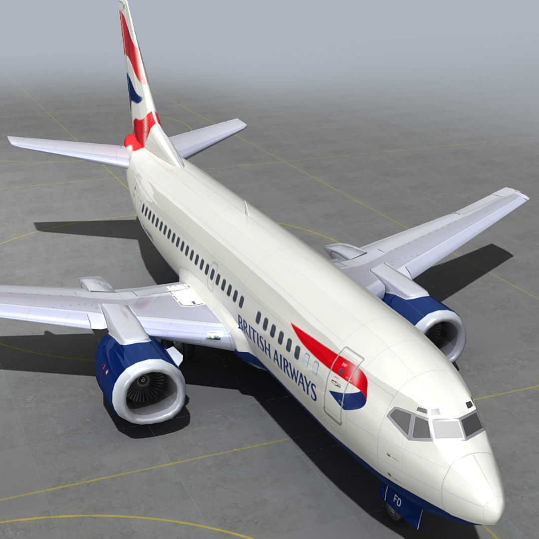 3d boeing 737 500 - model