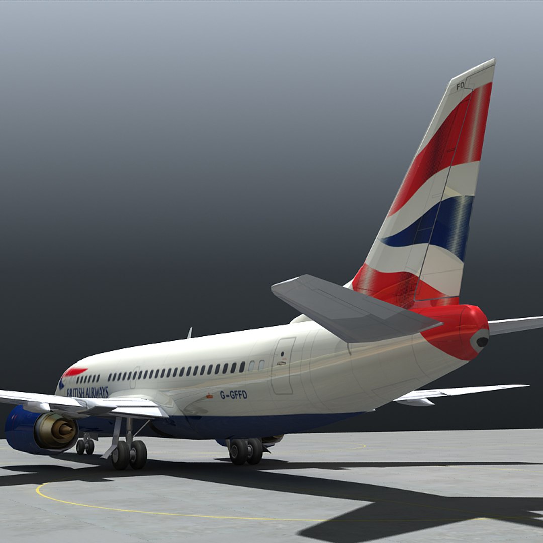 3d boeing 737 500 - model