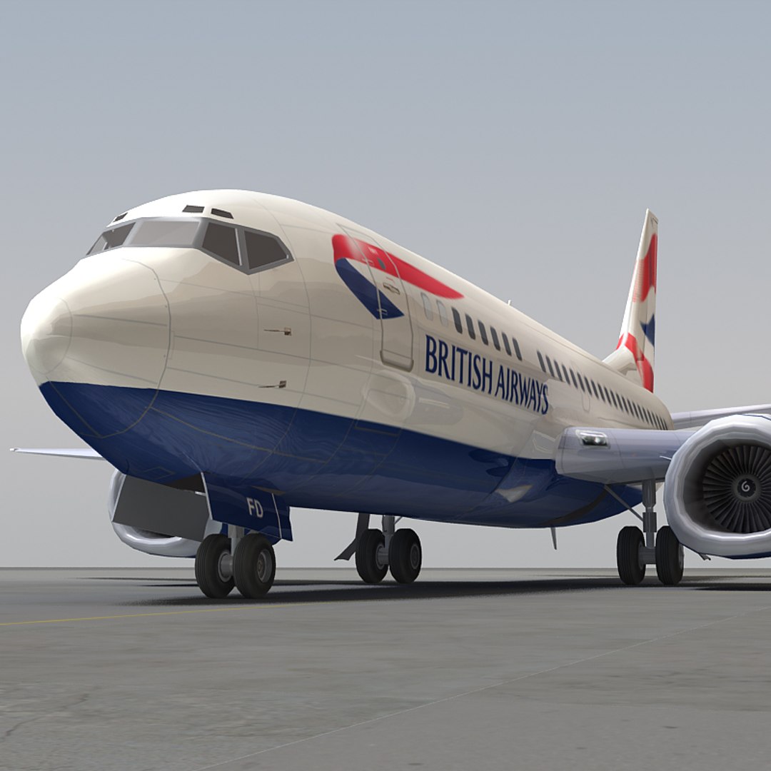 3d boeing 737 500 - model