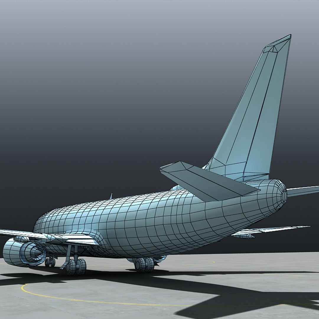 3d boeing 737 500 - model