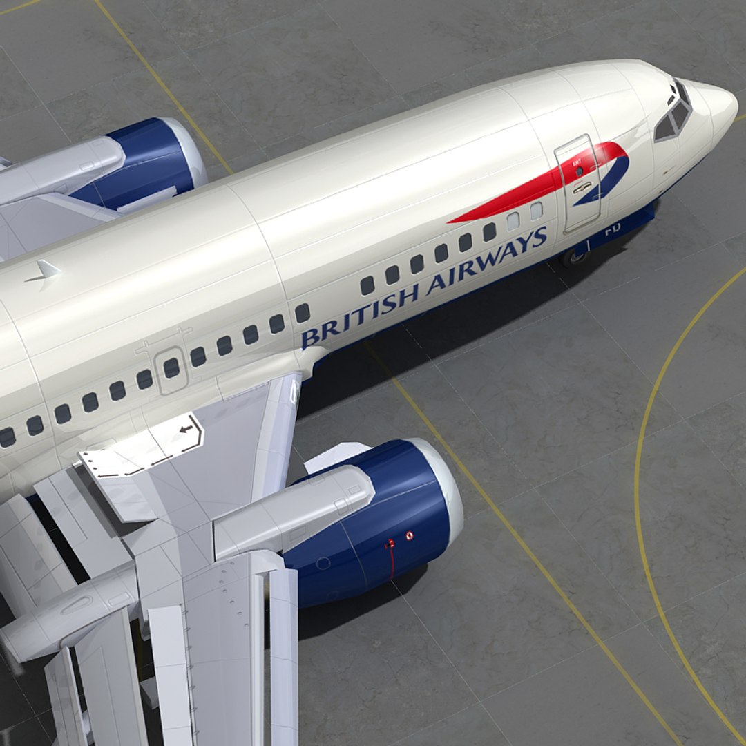 3d boeing 737 500 - model