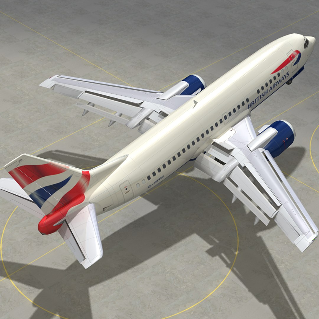 3d boeing 737 500 - model