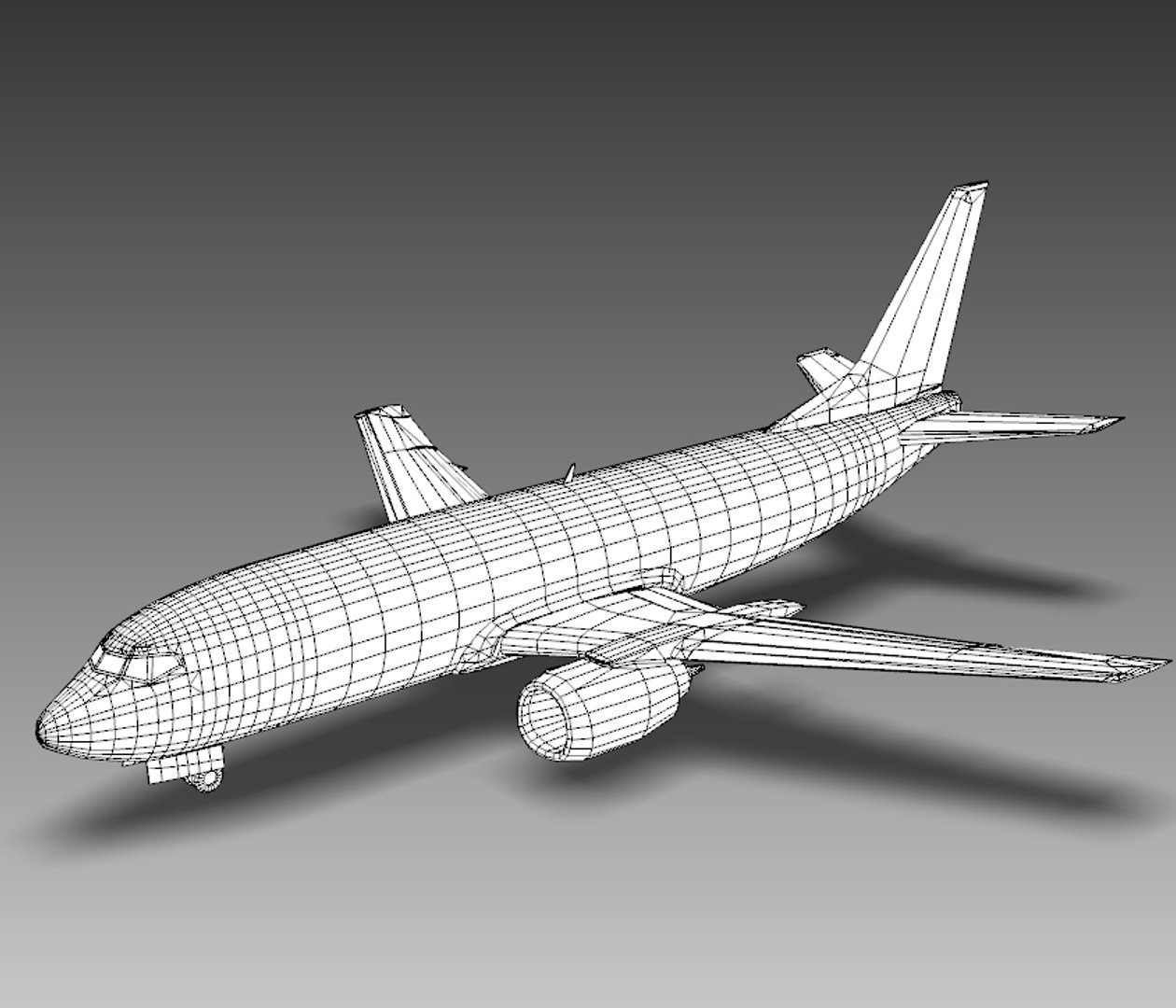 3d boeing 737 500 - model