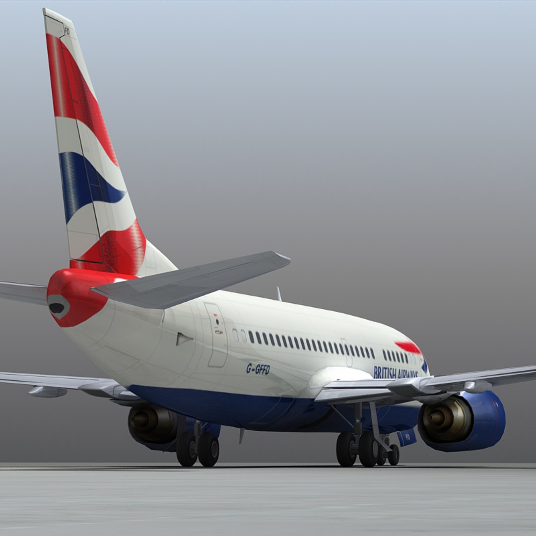 3d boeing 737 500 - model