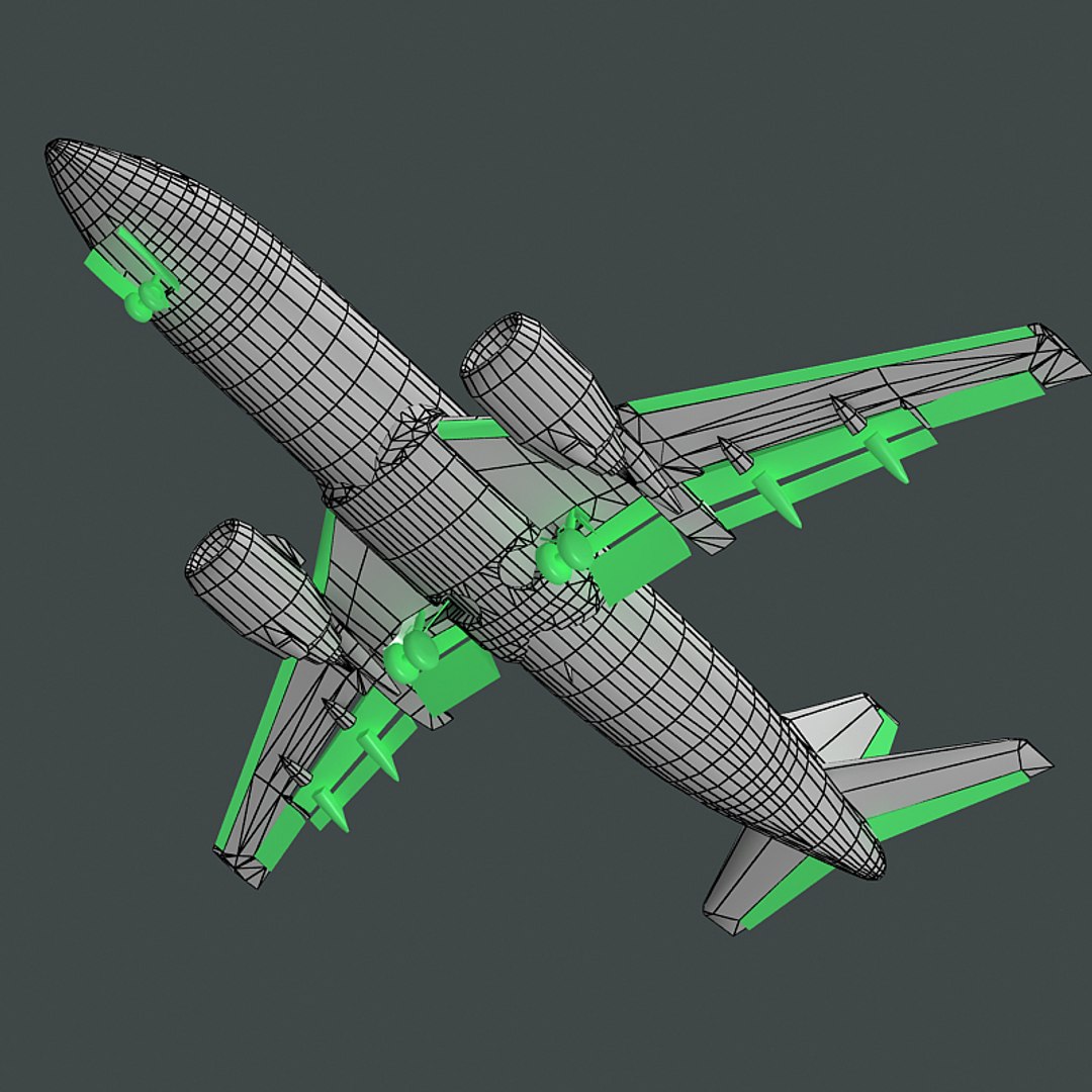 3d boeing 737 500 - model