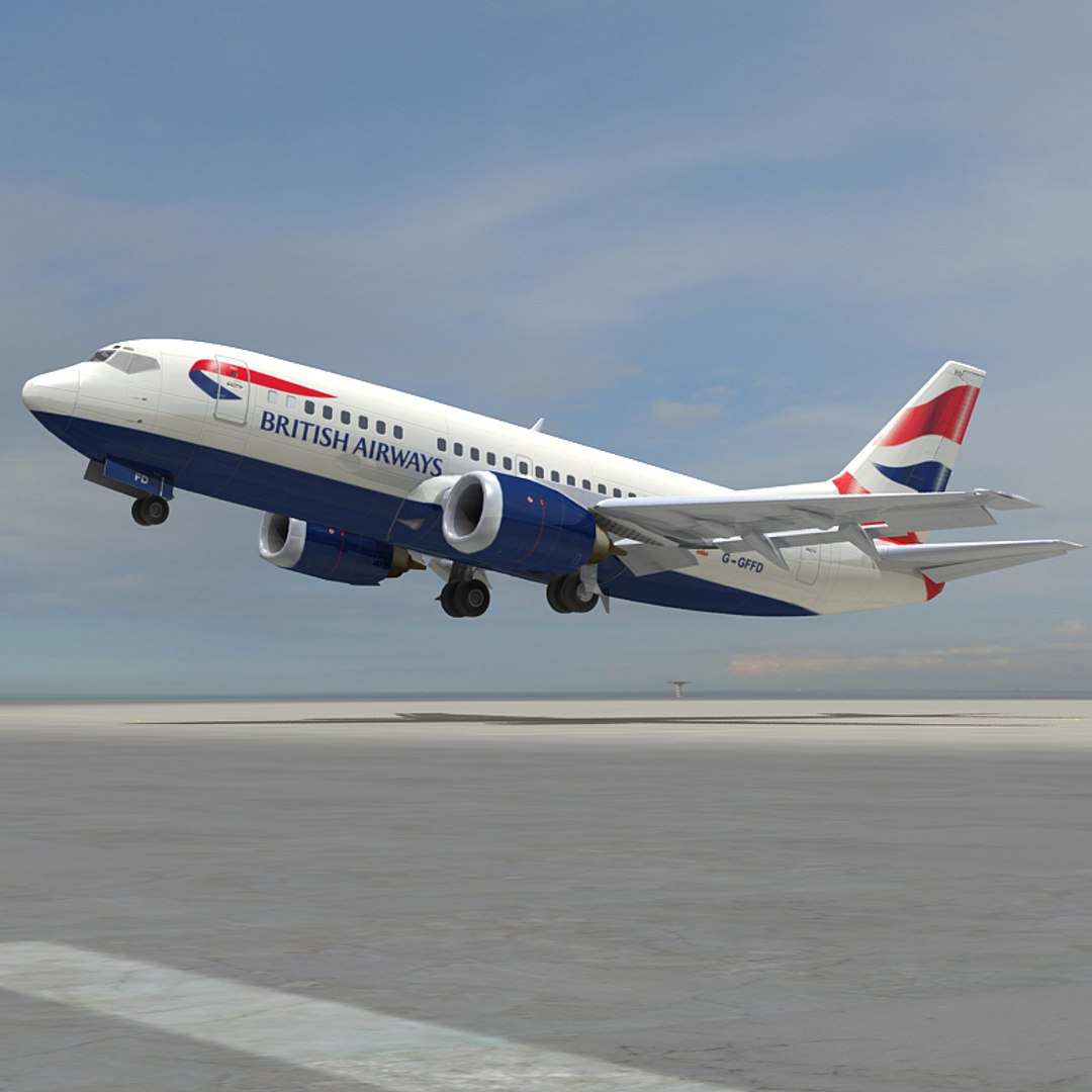 3d boeing 737 500 - model
