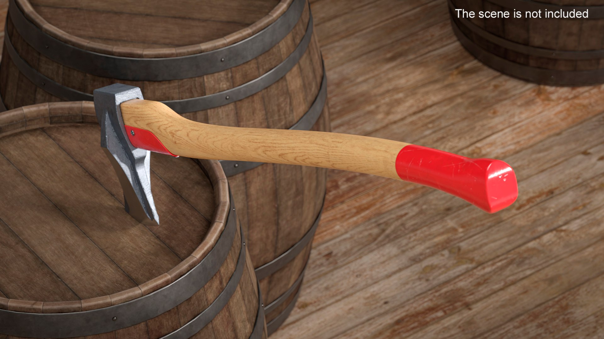 3D Log Splitting Maul Axe - TurboSquid 2191833