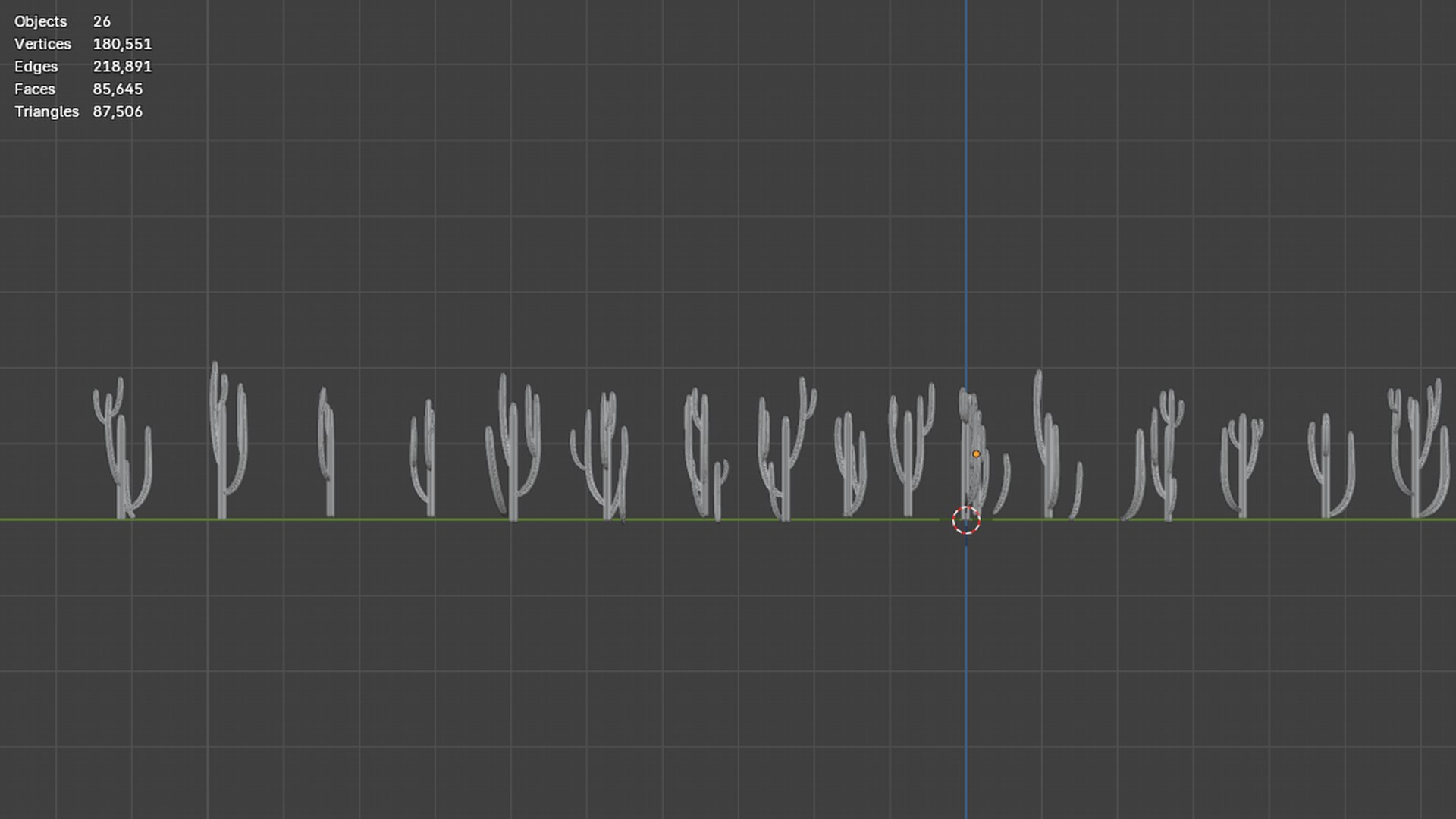 3D Stylized Low Poly Cactus Low-poly 3D Model - TurboSquid 2436148