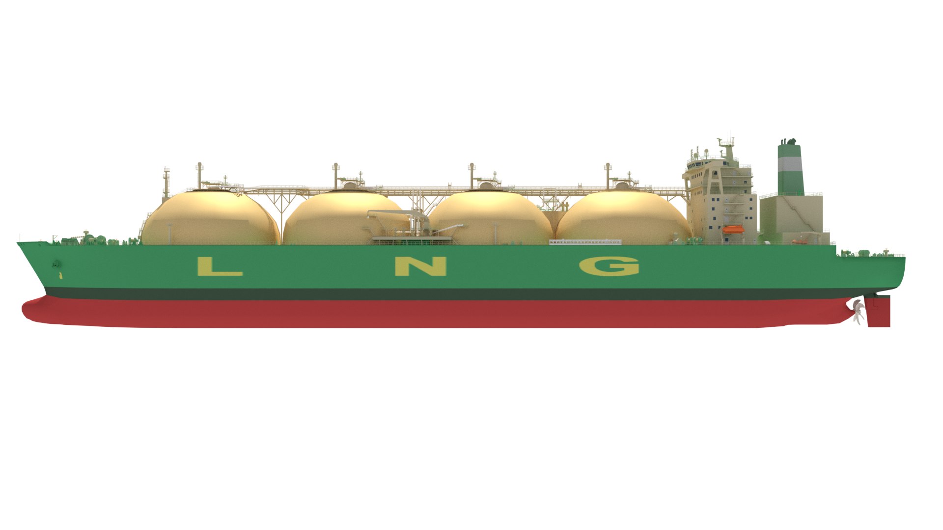 3D Lng Tanker Model - TurboSquid 1223734