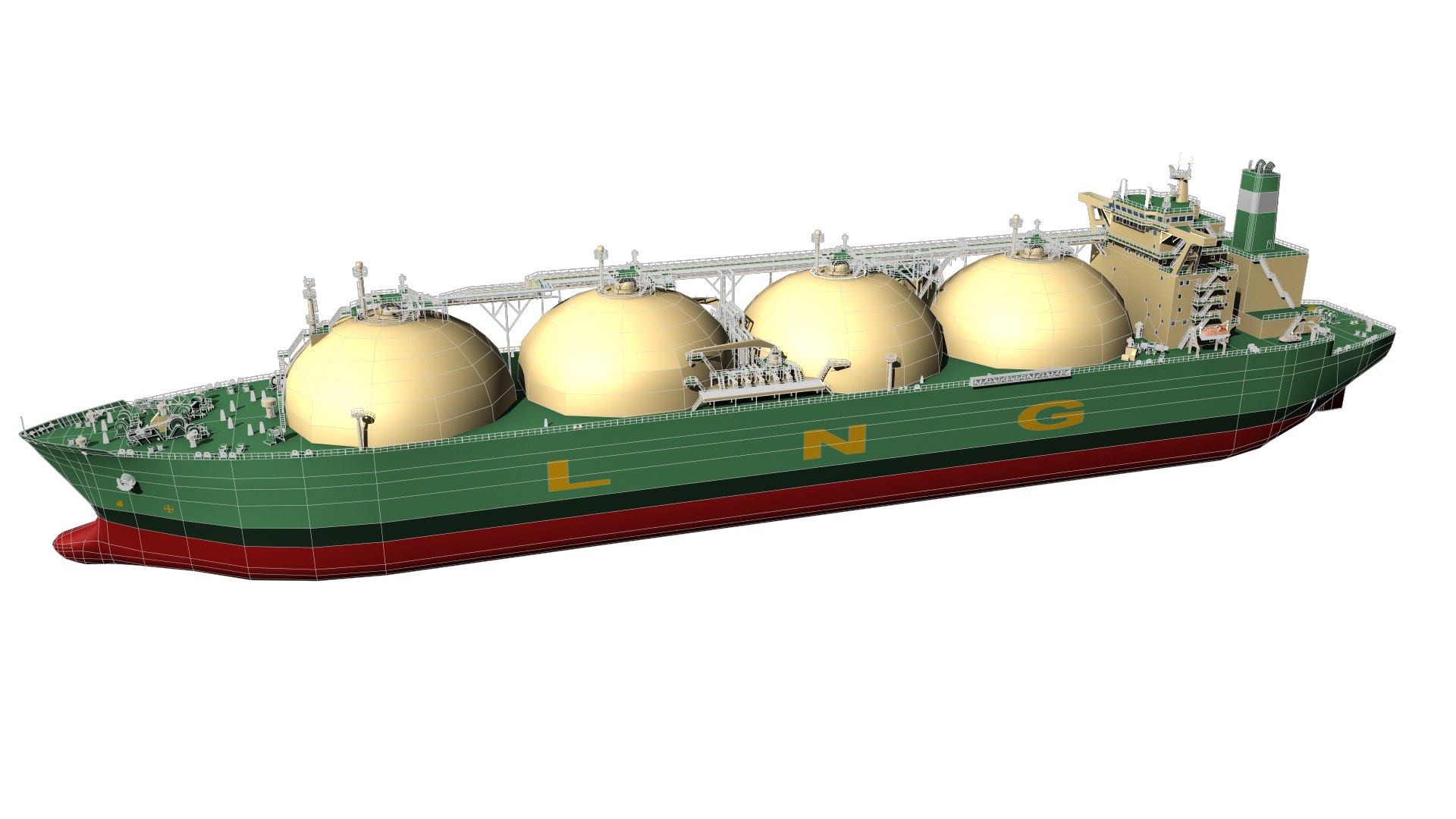 3D Lng Tanker Model - TurboSquid 1223734