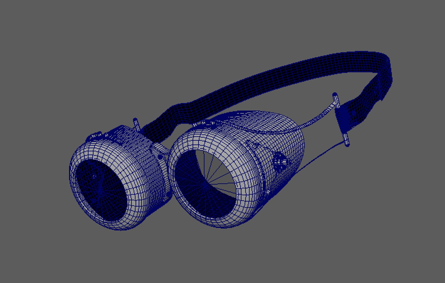 3D steampunk goggles model - TurboSquid 1537373