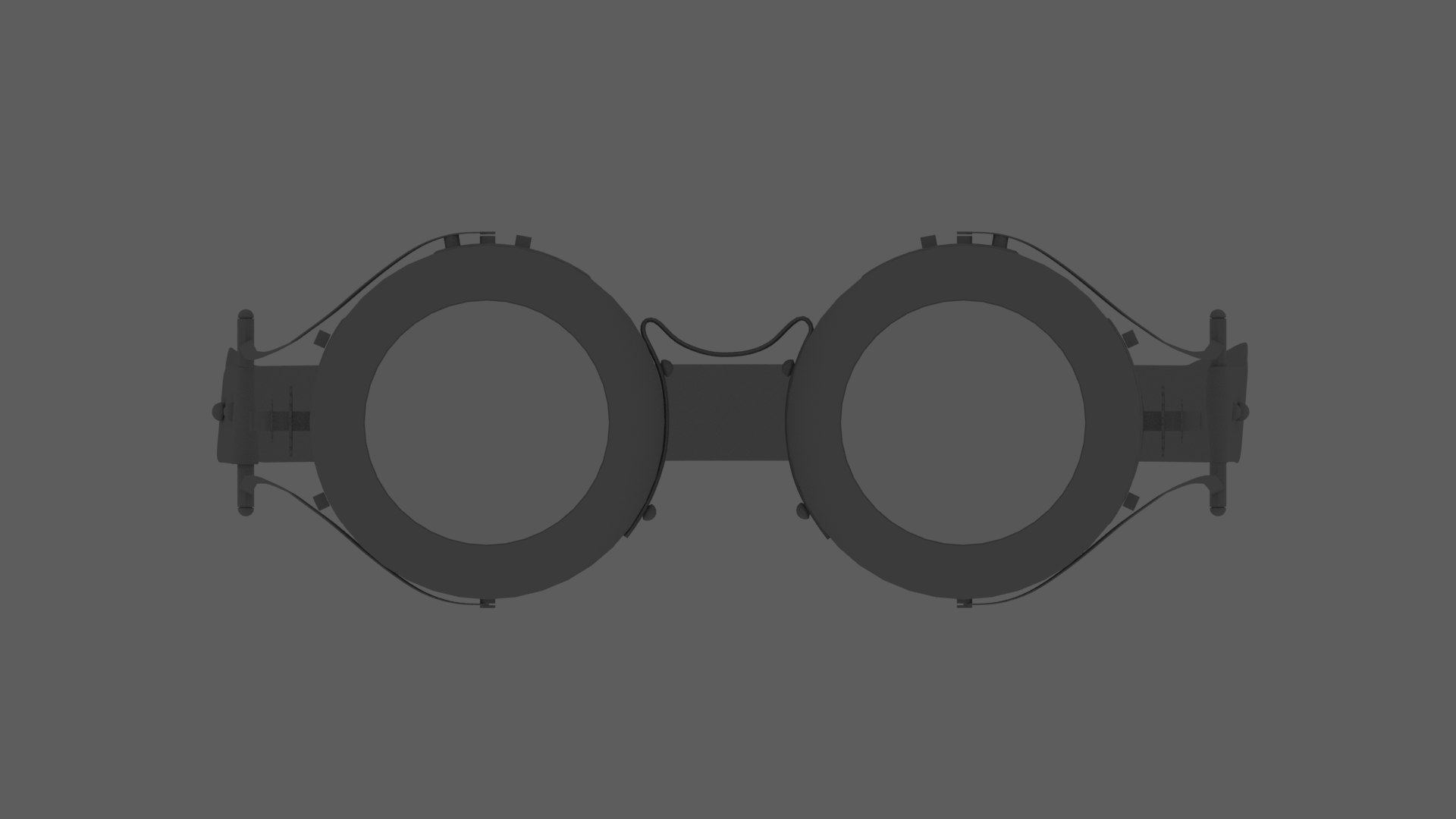 3D steampunk goggles model - TurboSquid 1537373