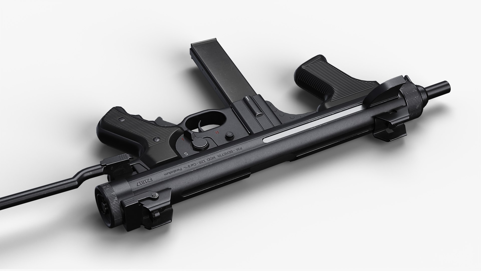 Beretta PM12S 3D Model - TurboSquid 1915438