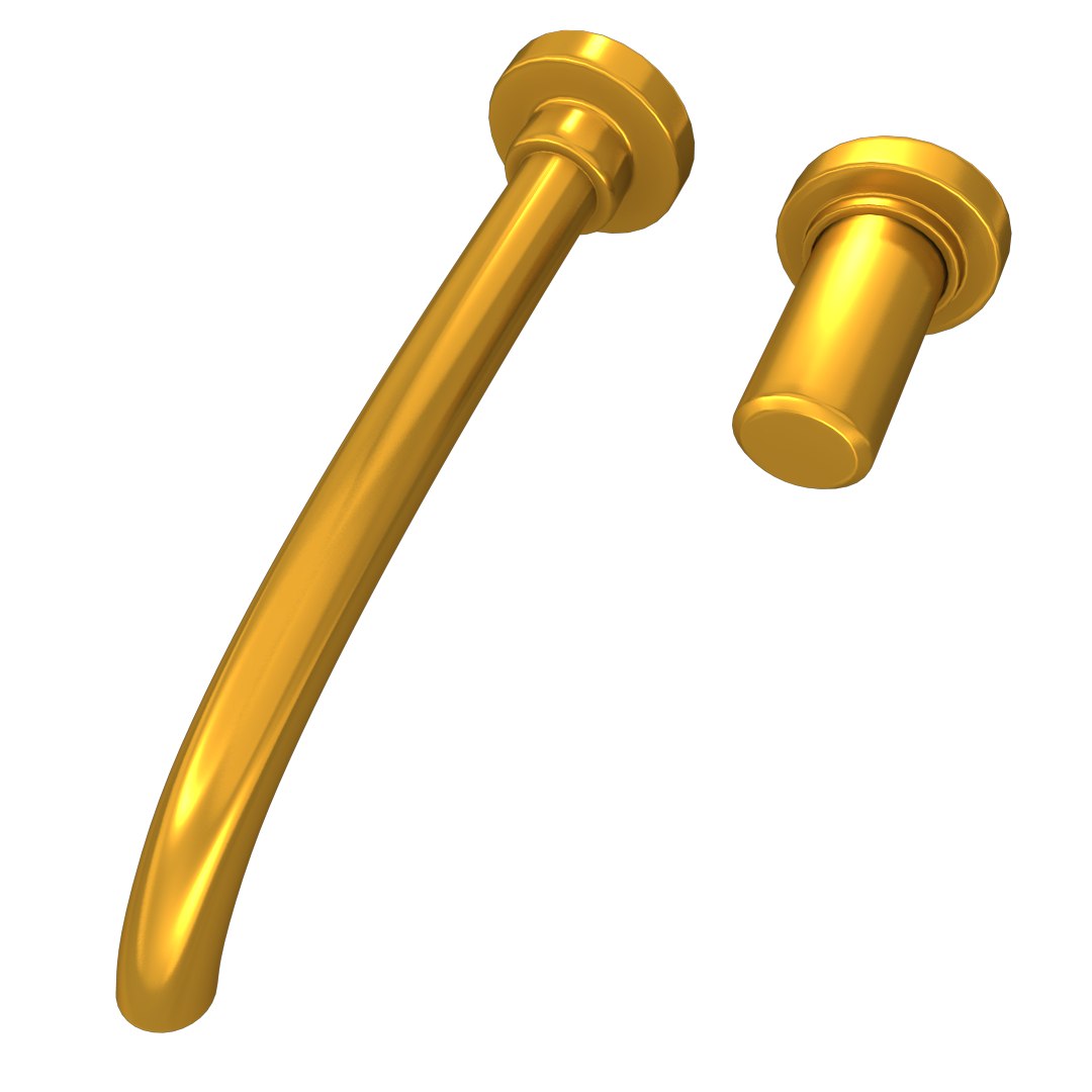 3ds golden water tap