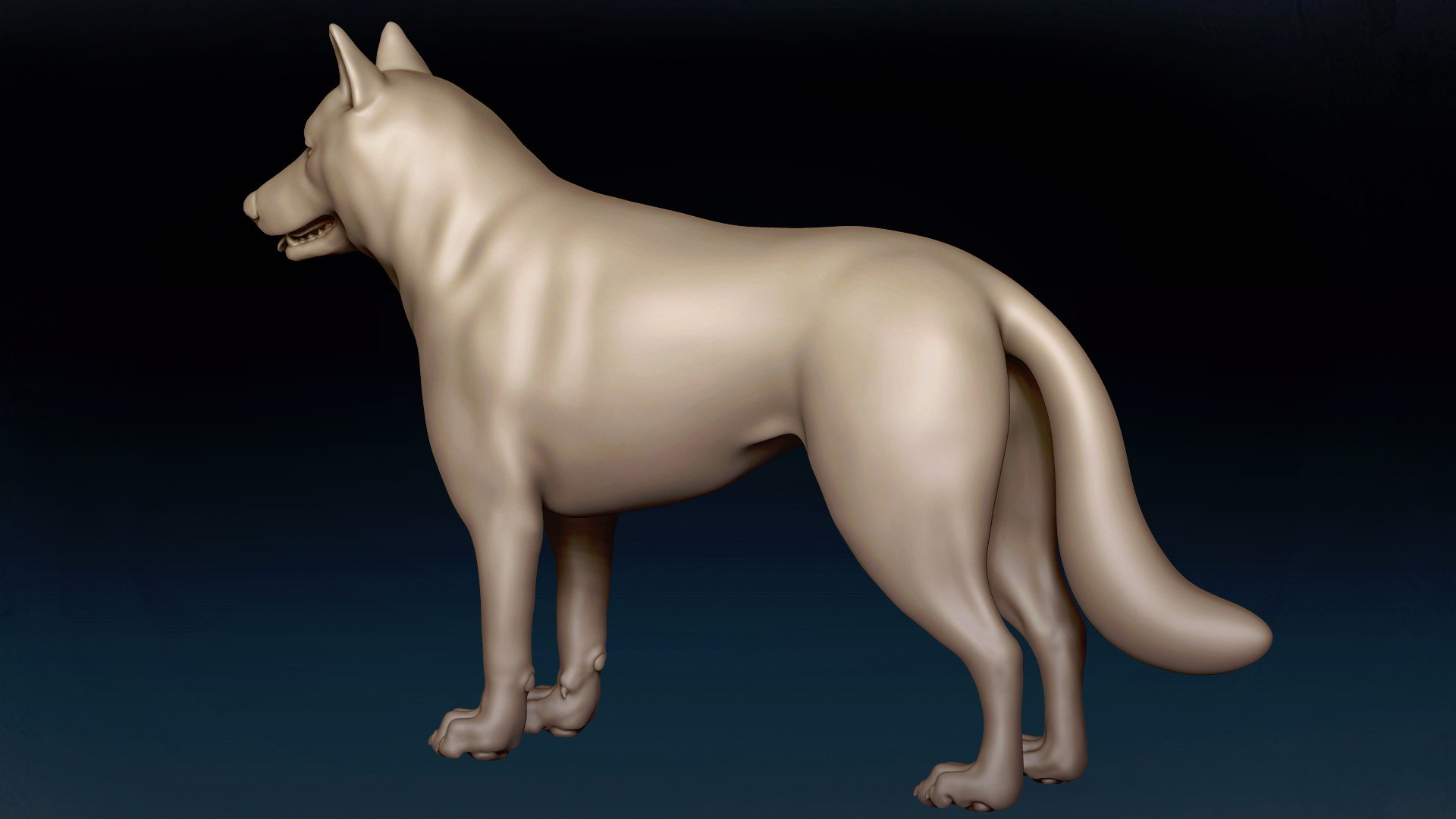 Siberian Husky Base Mesh 3D Model 3D Model - TurboSquid 1863589