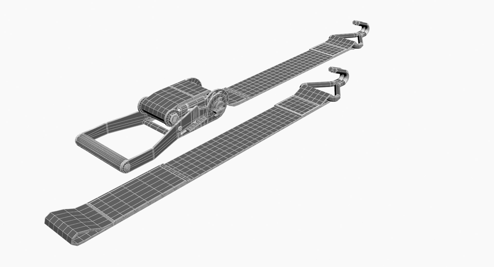 Ratchet Strap V2 3D Model - TurboSquid 1385111