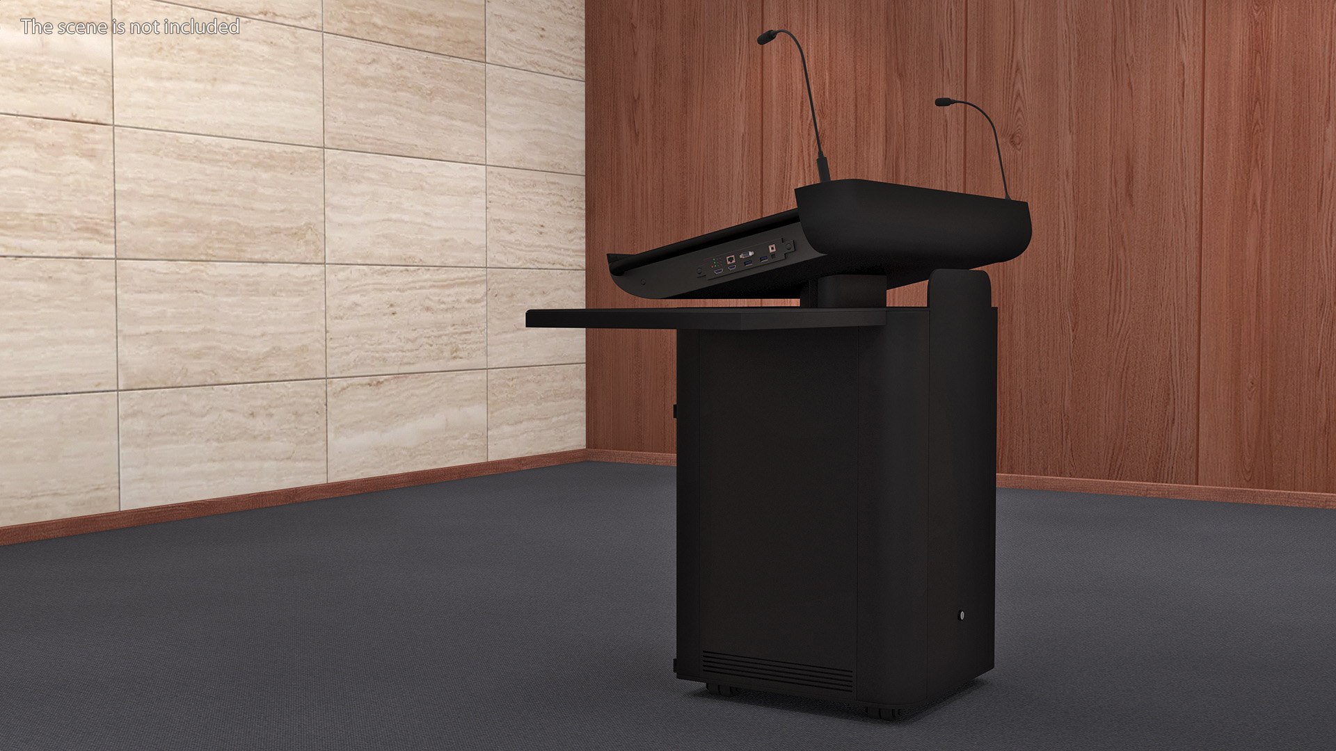 Modern Business Lectern Black 3D model - TurboSquid 2061997