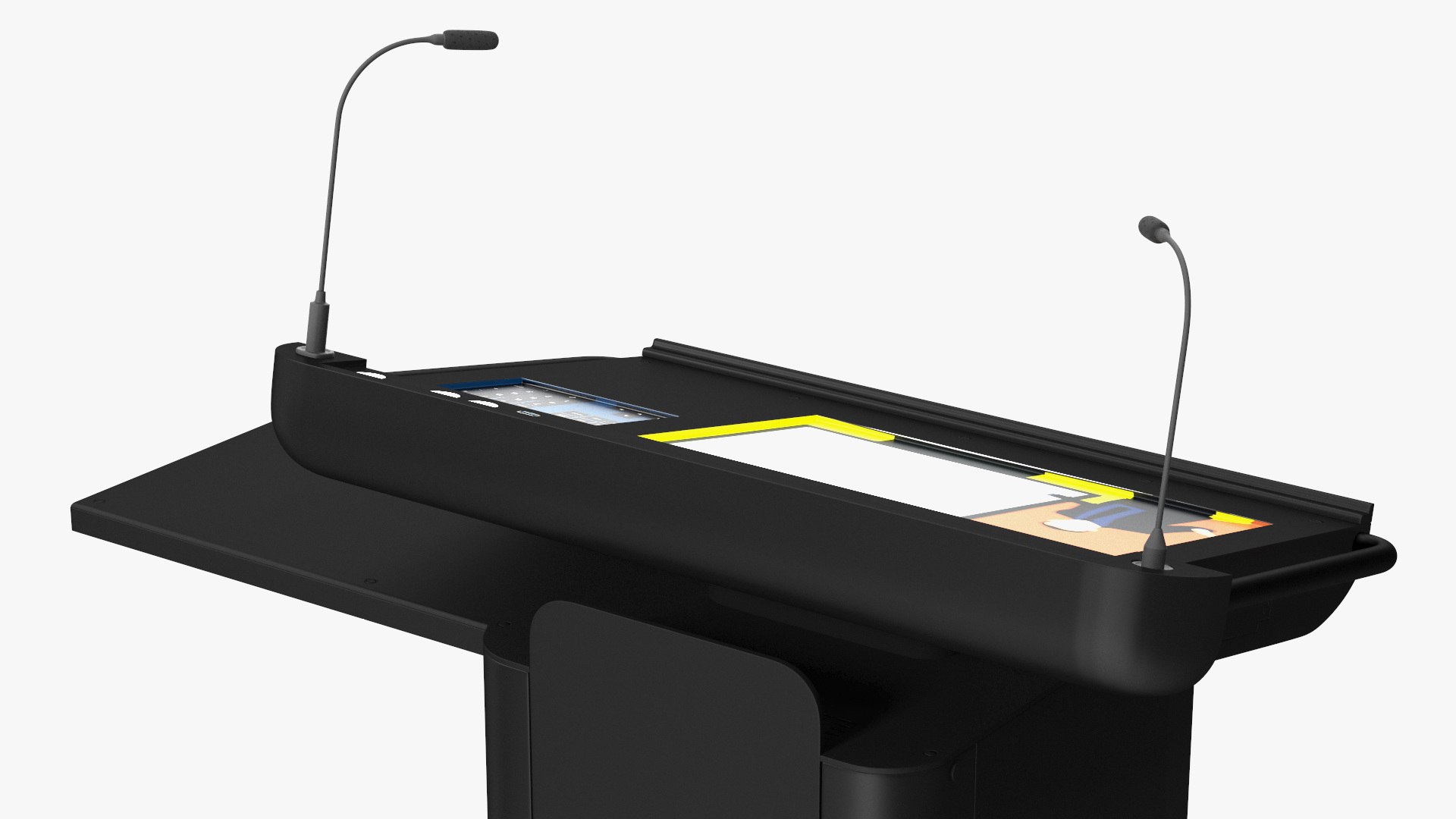 Modern Business Lectern Black 3D model - TurboSquid 2061997