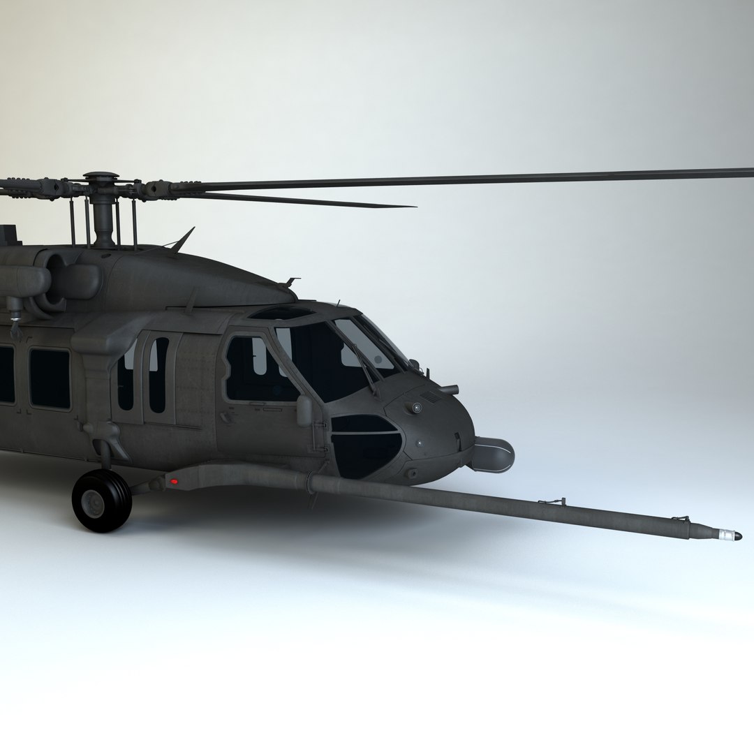 3d Pave Sikorsky Helicopter Model