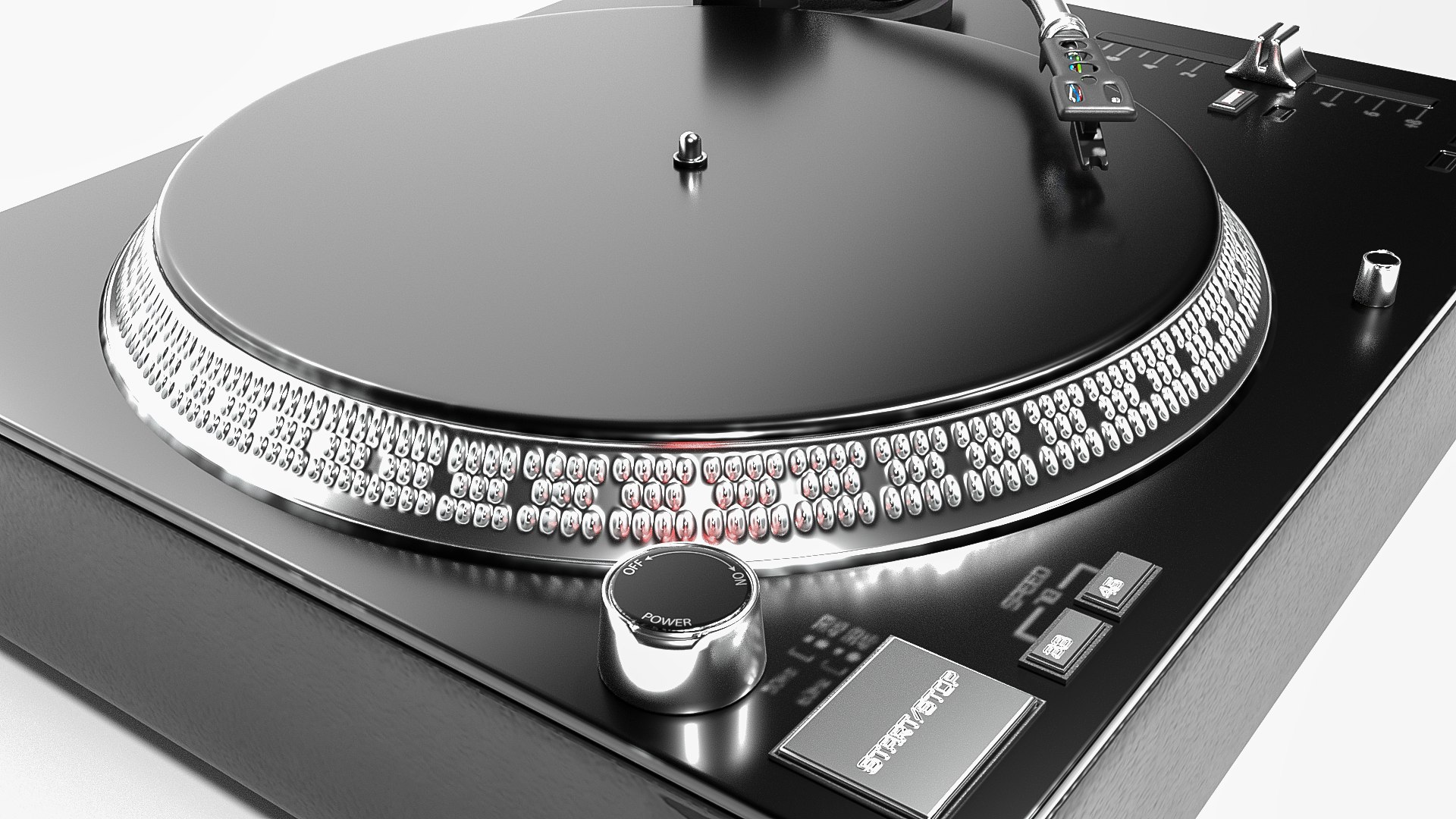 Turntable Vinly Record Player 3D Model - TurboSquid 1723278