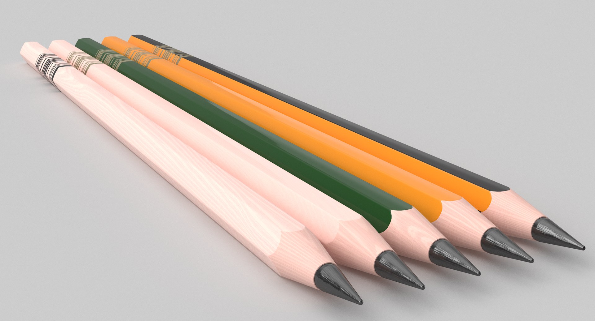 Graphite Wooden Pen Pencil 3D Model - TurboSquid 1256443