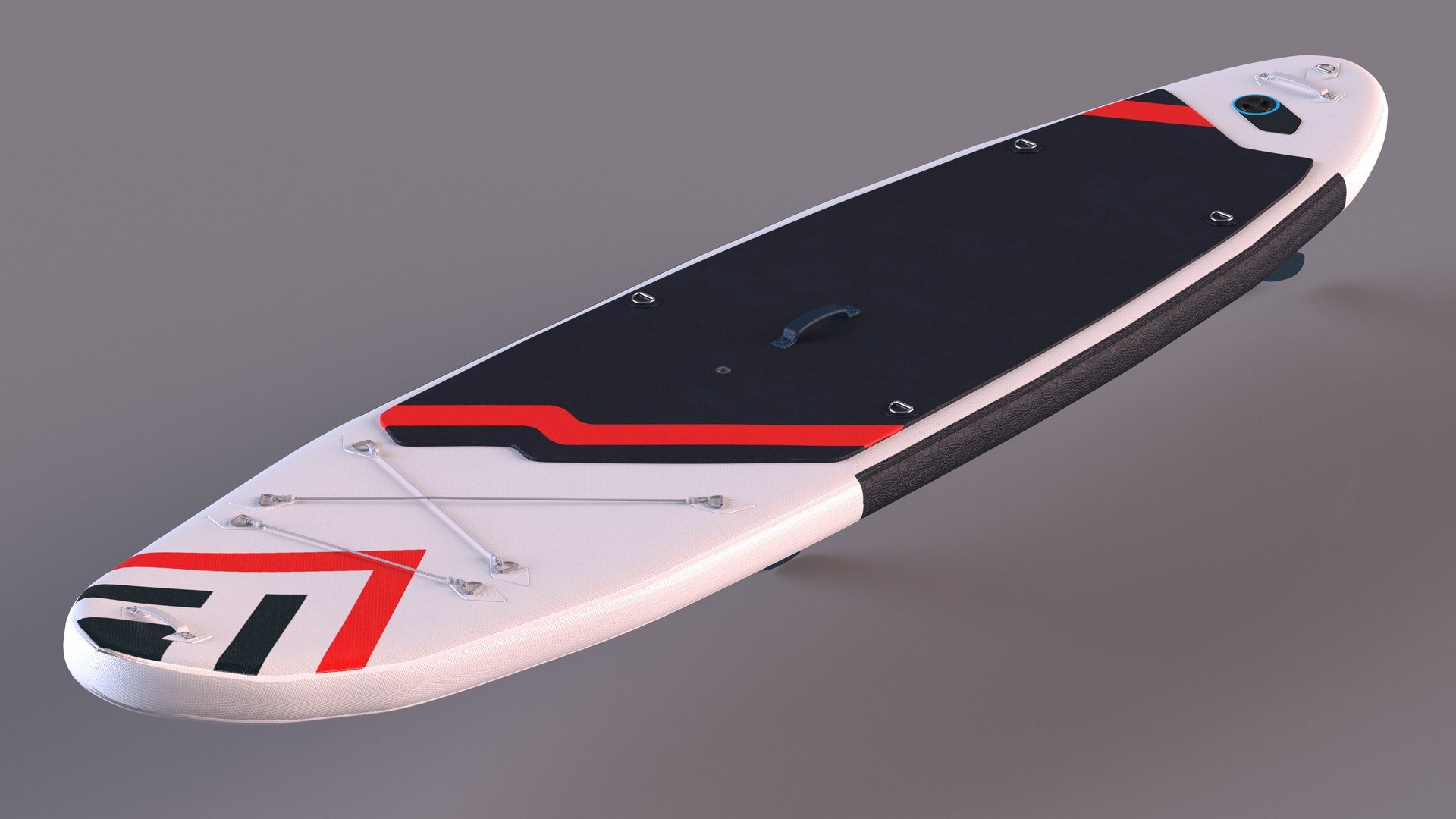 Windsurf SUP Red 3D Model - TurboSquid 2062288