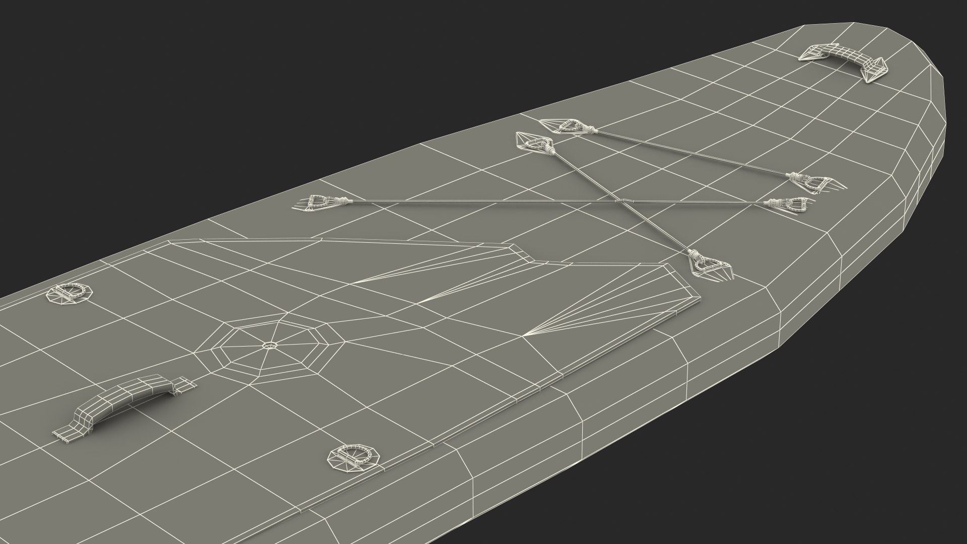 Windsurf SUP Red 3D model - TurboSquid 2062288