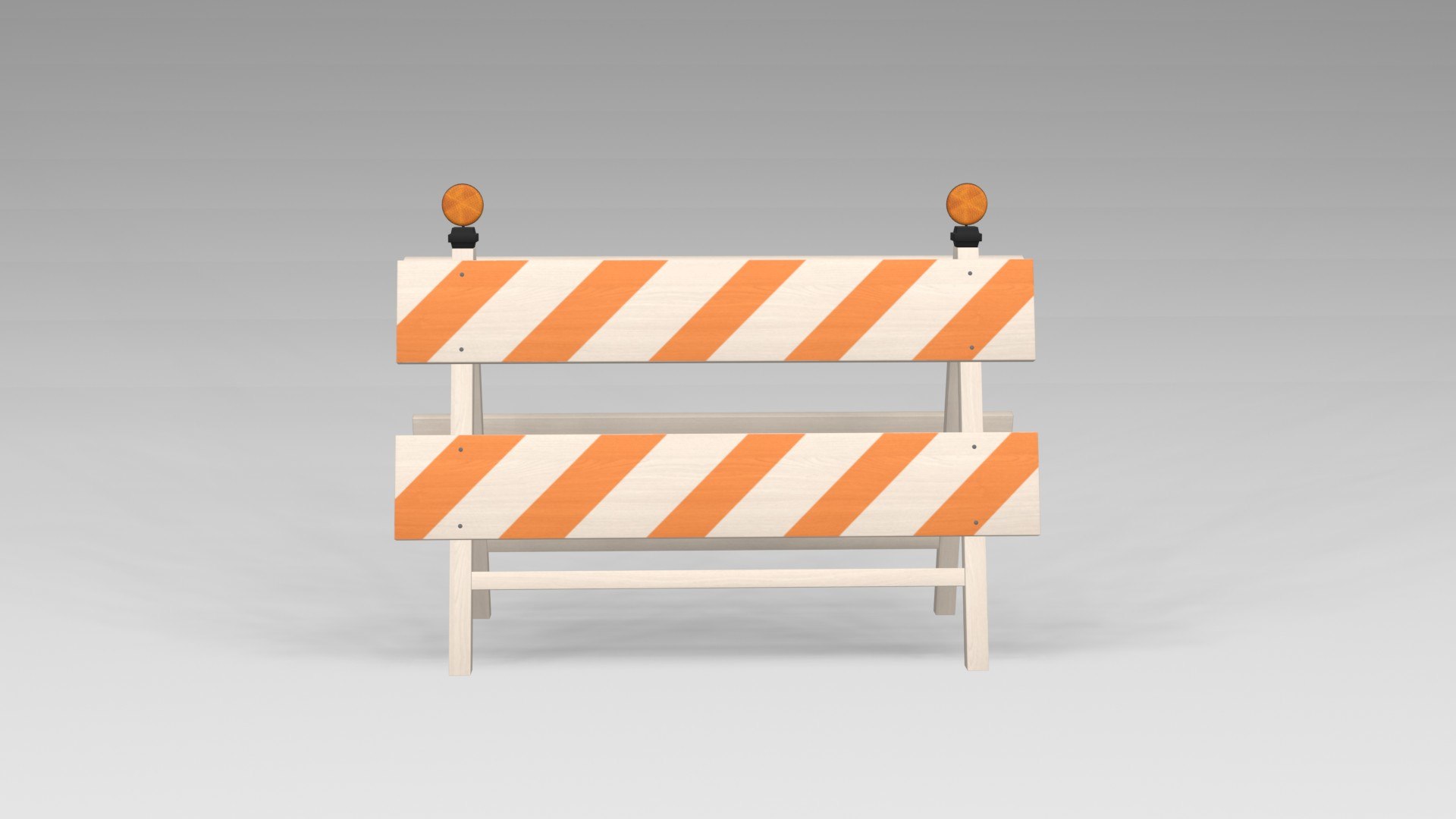 Road Wood Barricade 4 Model - TurboSquid 2152098
