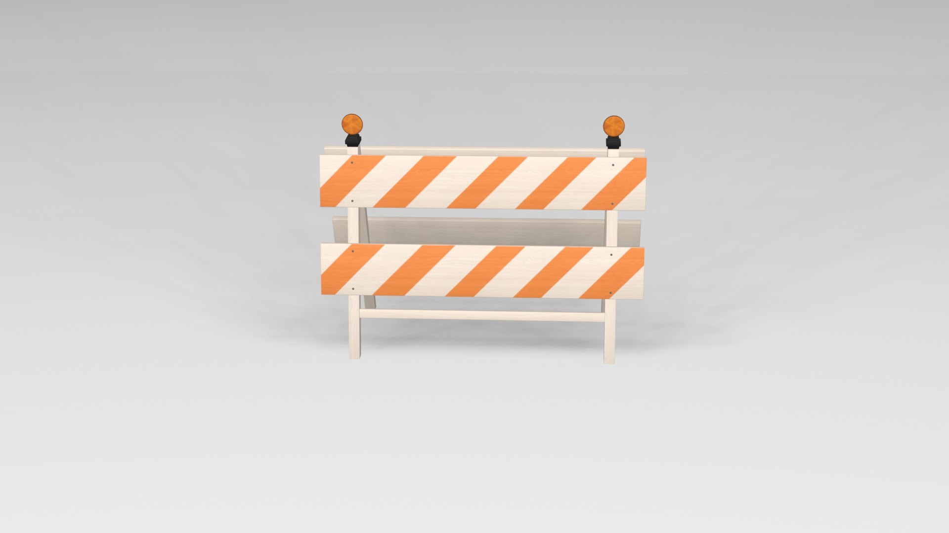 Road Wood Barricade 4 Model - TurboSquid 2152098