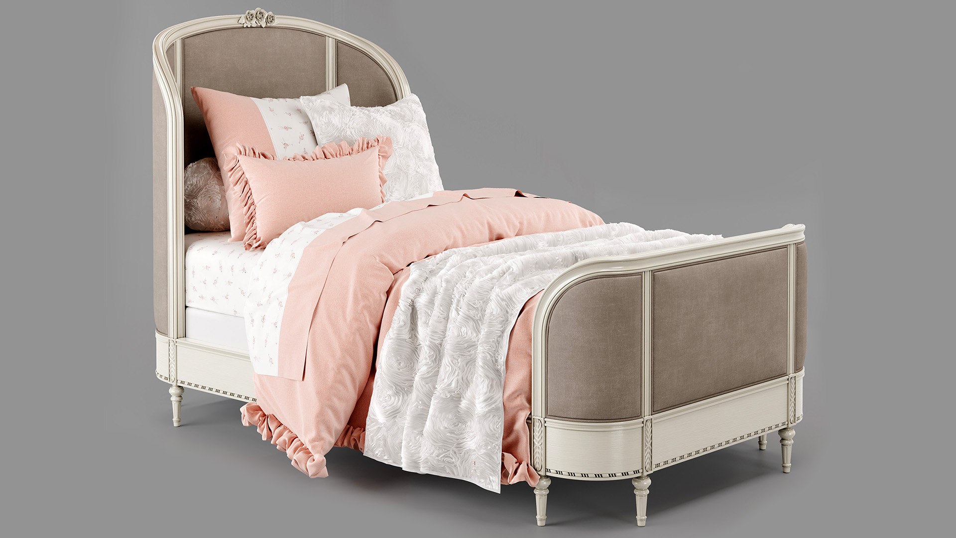 Bed Restoration Aveline Velvet 3D Model - TurboSquid 1709801