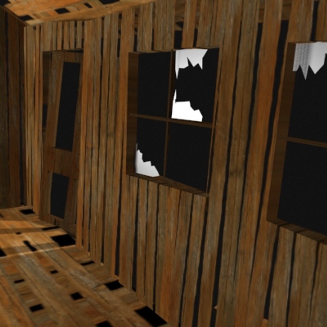 3d Model Old Shack