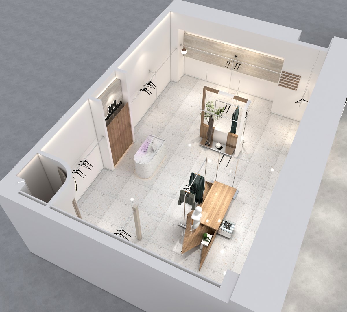 Clothing Store 3D Model - TurboSquid 2437572