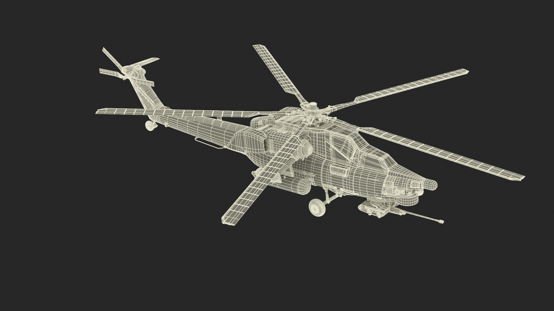 Mi-28 Havoc Russian Attack Helicopter 3D Model - TurboSquid 2292855