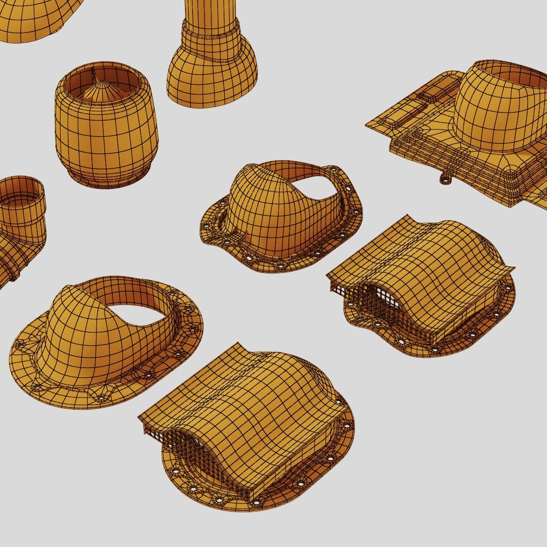 3D model Roof big constructor n1 - TurboSquid 2079348