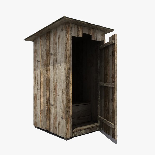wooden wood toilet 3d max