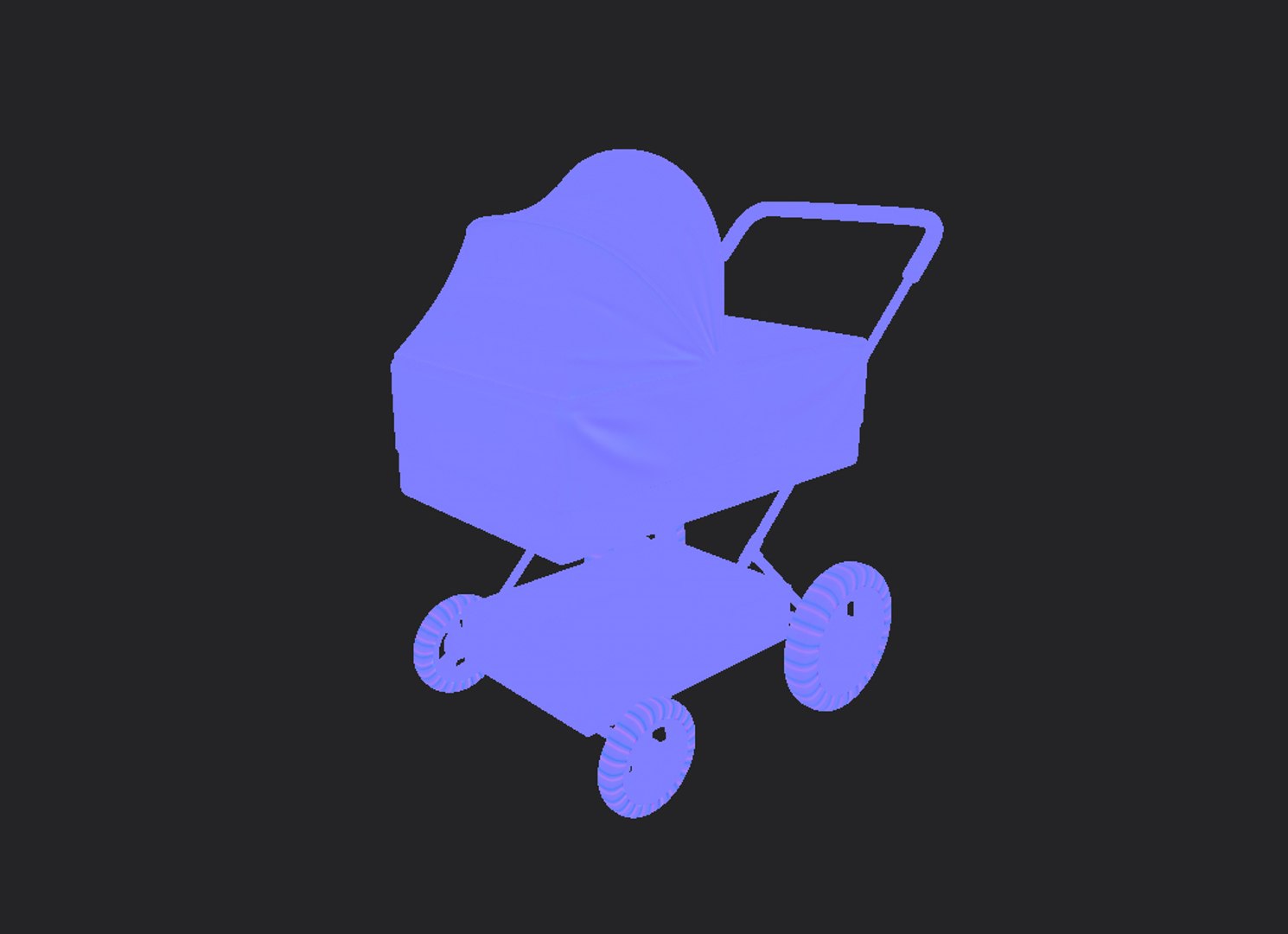 Pram cartoon 3D model - TurboSquid 1477865