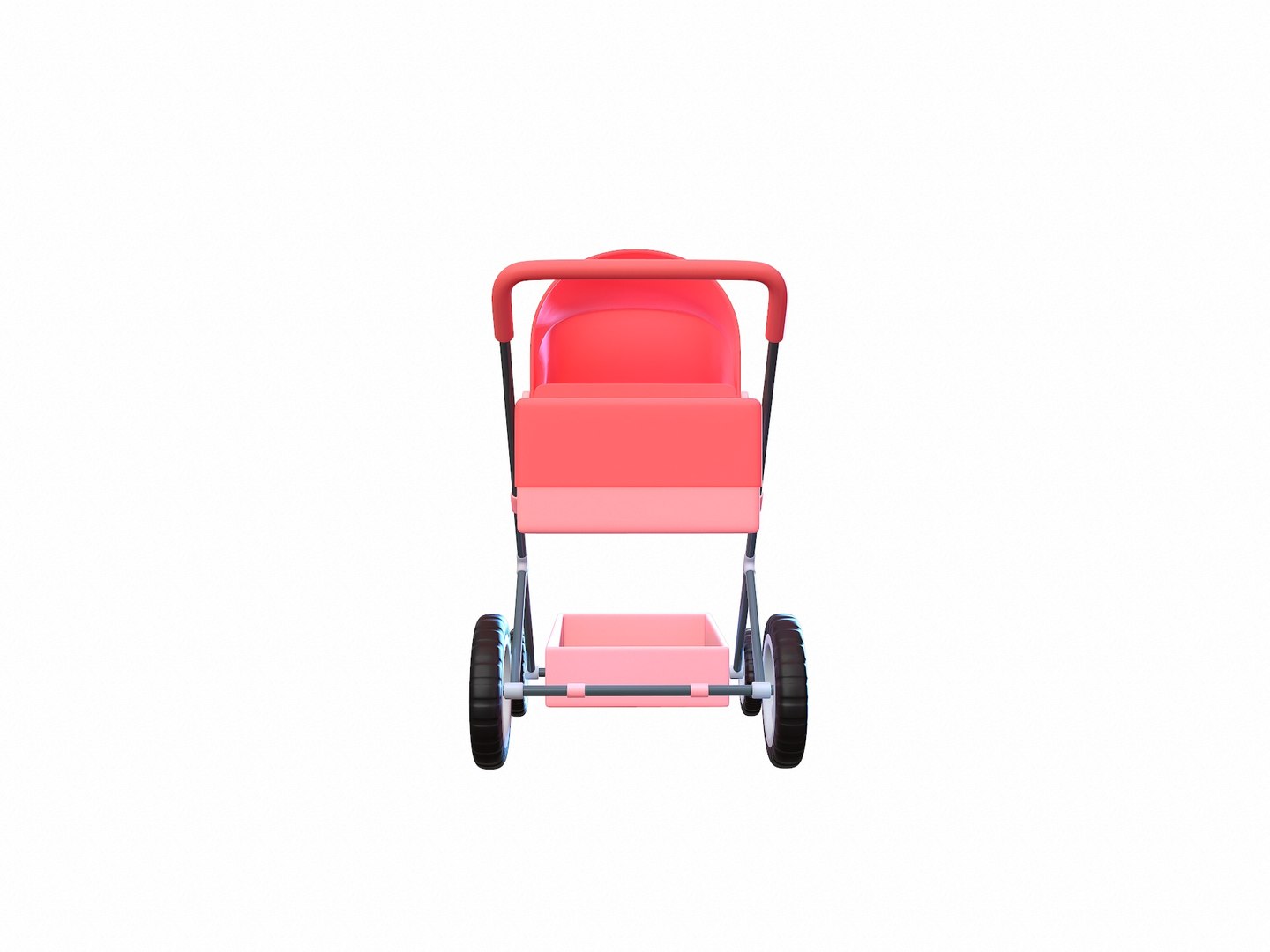 Pram cartoon 3D model - TurboSquid 1477865