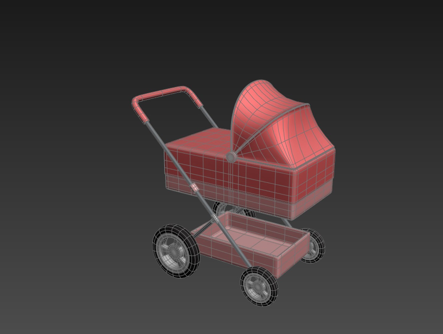 Pram cartoon 3D model - TurboSquid 1477865