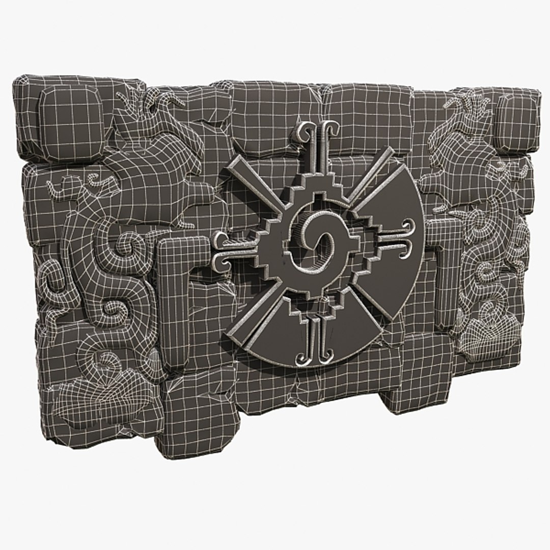 Aztec Artifact 3d Model