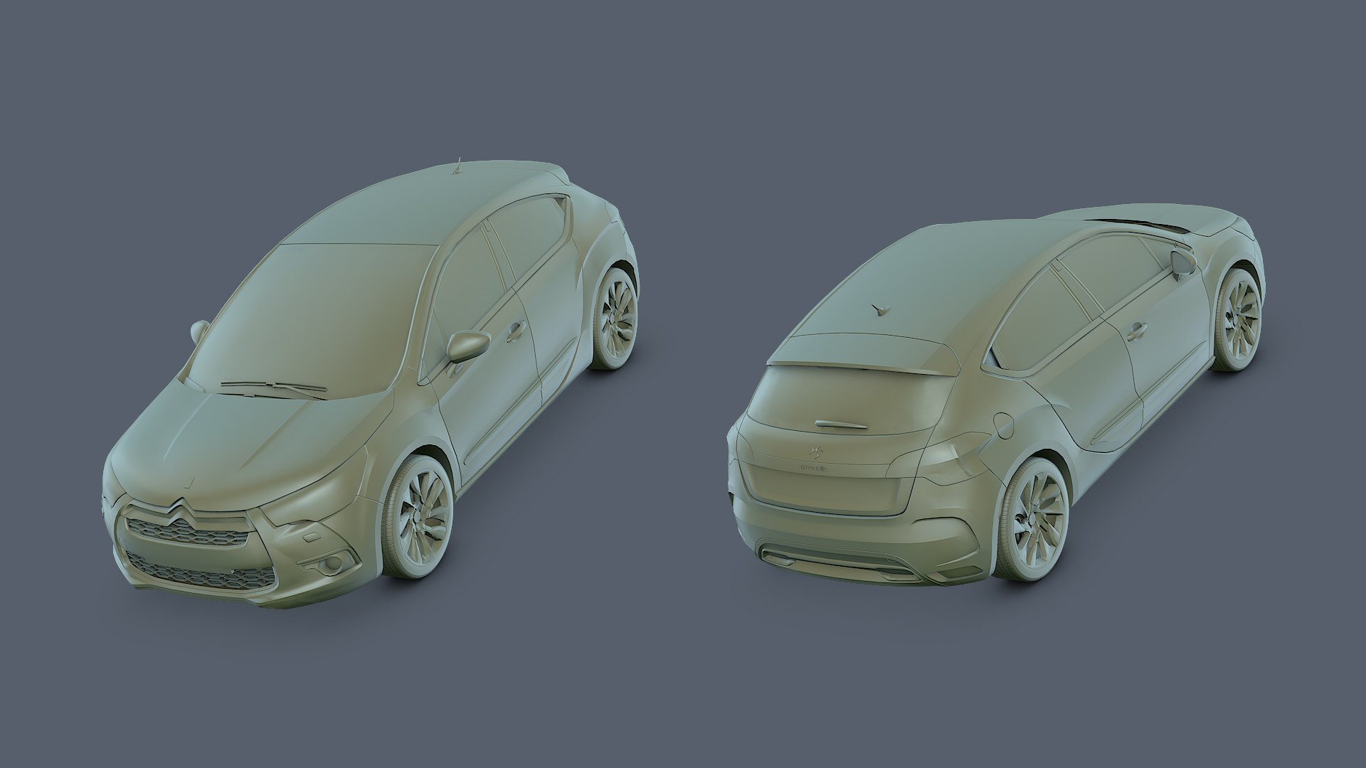 Citroen DS4 Model - TurboSquid 2395669