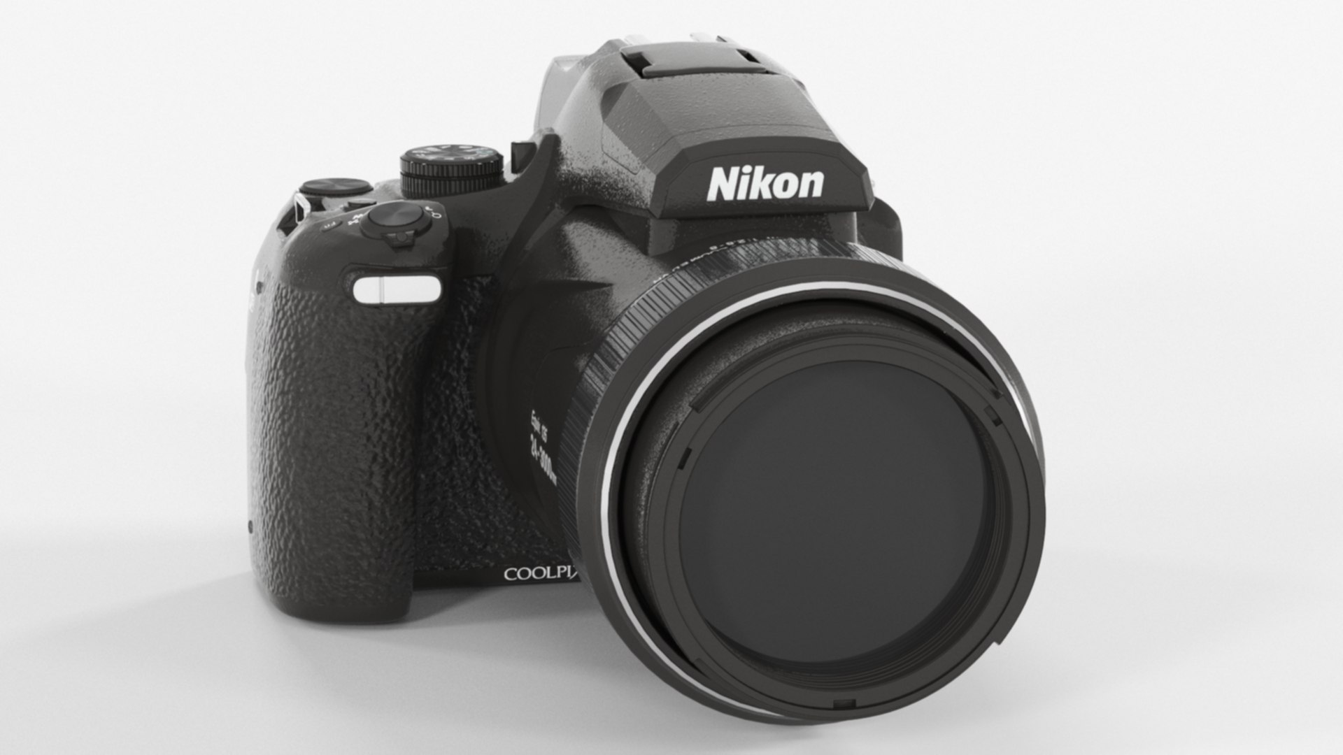 3D Model Nikon Coolpix P1000 Appareil Photo Bridge - TurboSquid 2235655