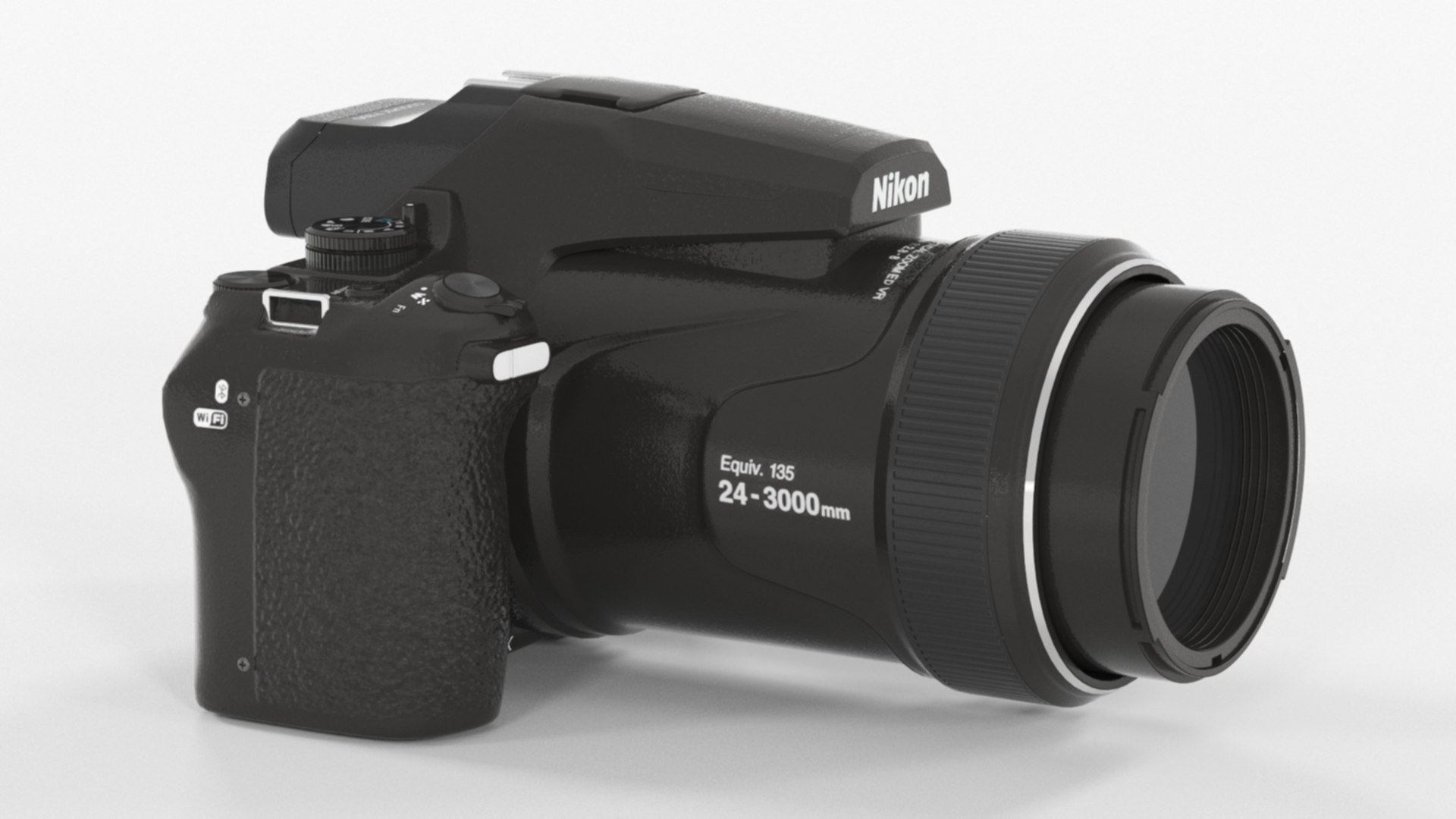 3D Model Nikon Coolpix P1000 Appareil Photo Bridge - TurboSquid 2235655