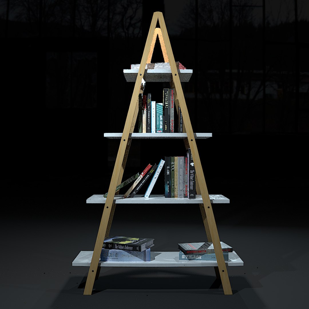 3D Wooden Shelve - TurboSquid 1511126