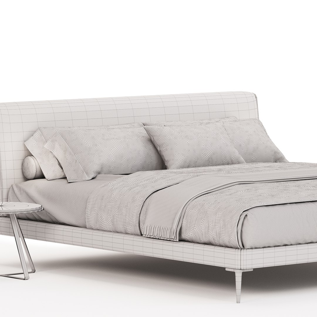 3D BoConcept Arlington Bed Model - TurboSquid 2232136