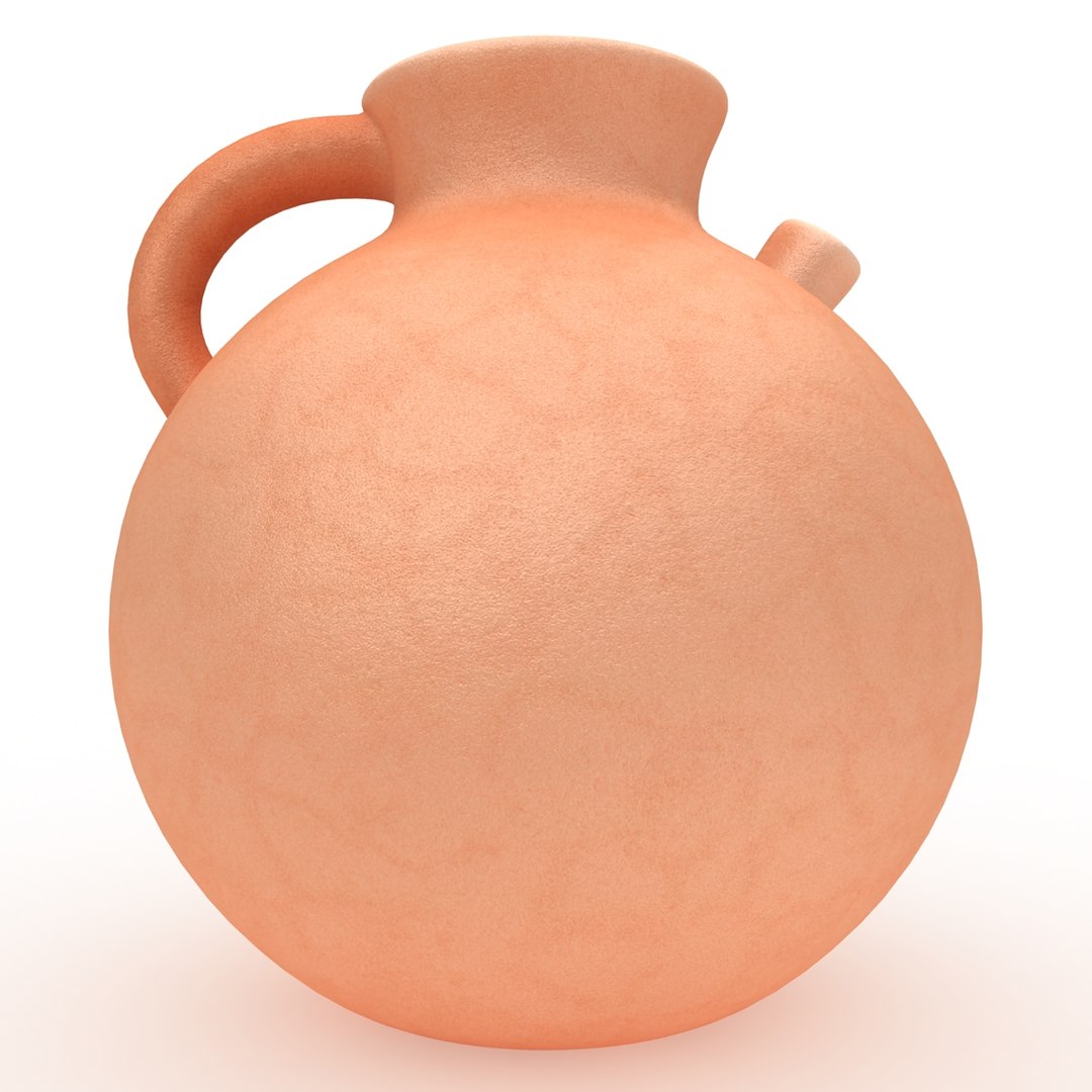 3d water pot 2 model